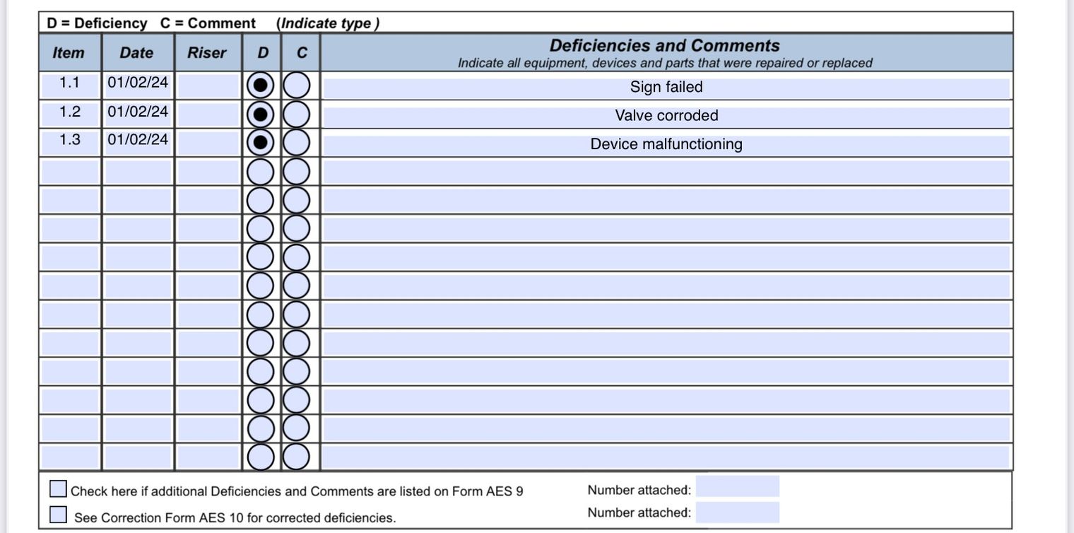 Using the Corrective Action Form – Inspect Point Help Desk