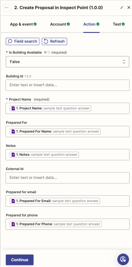 Getting Started with Zapier – Inspect Point Help Desk