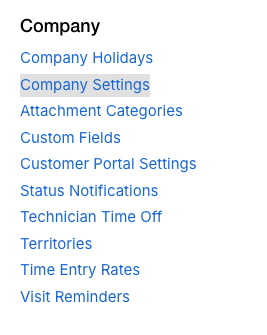 How to setup and edit your Company Settings – Inspect Point Help Desk