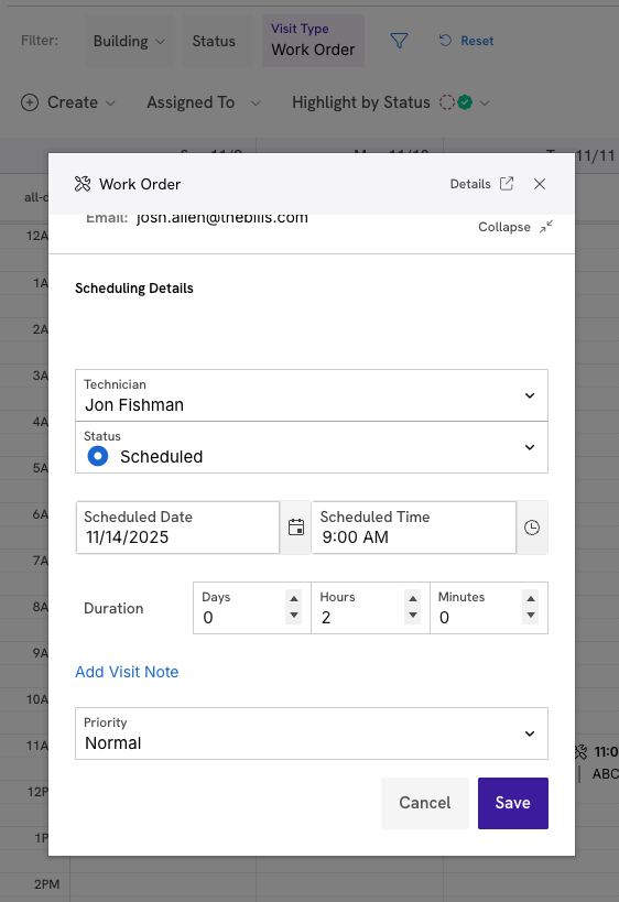How to Schedule a Work Order – Inspect Point Help Desk