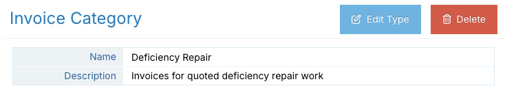 Invoice Categories – Inspect Point Help Desk