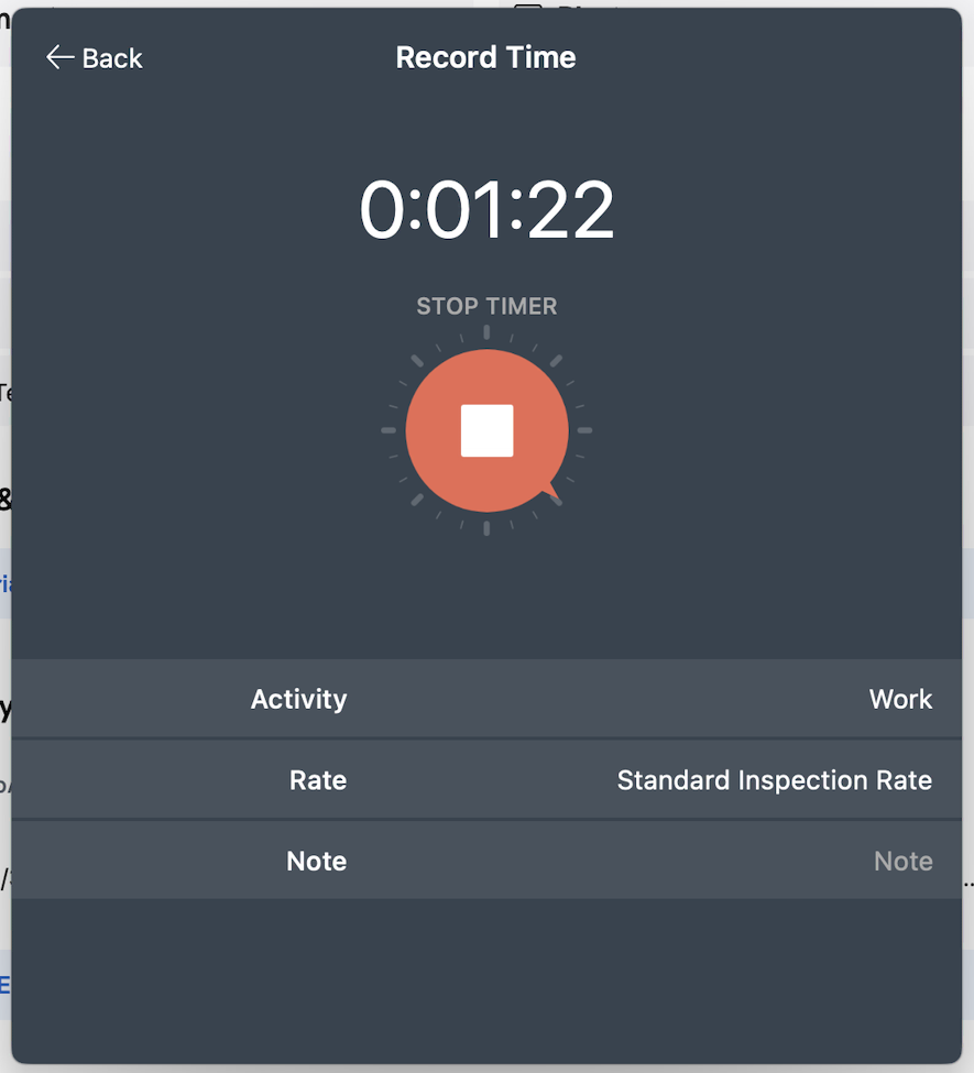 How to Log Time Entries in the Field – Inspect Point Help Desk